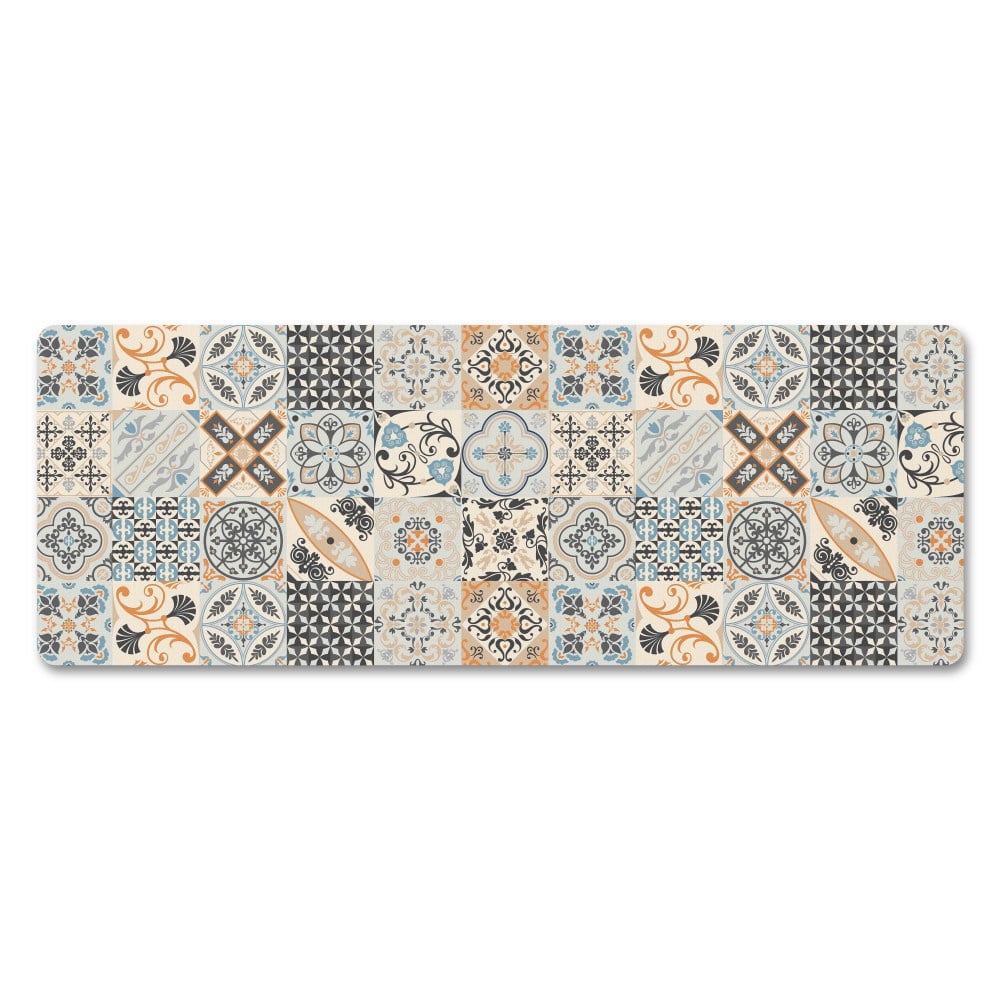 Bohemian Kitchen Mats Carpet Water Absorbent Floor Mats Non-slip Foot ...