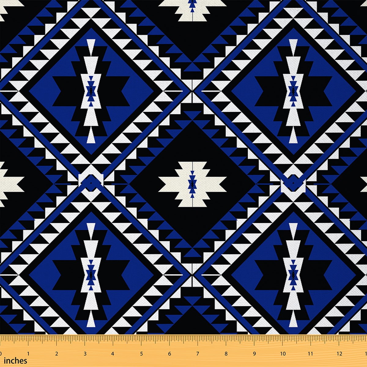 Bohemian Lattice Fabric By The Yard,Baroque Victorian Exotic Upholstery ...