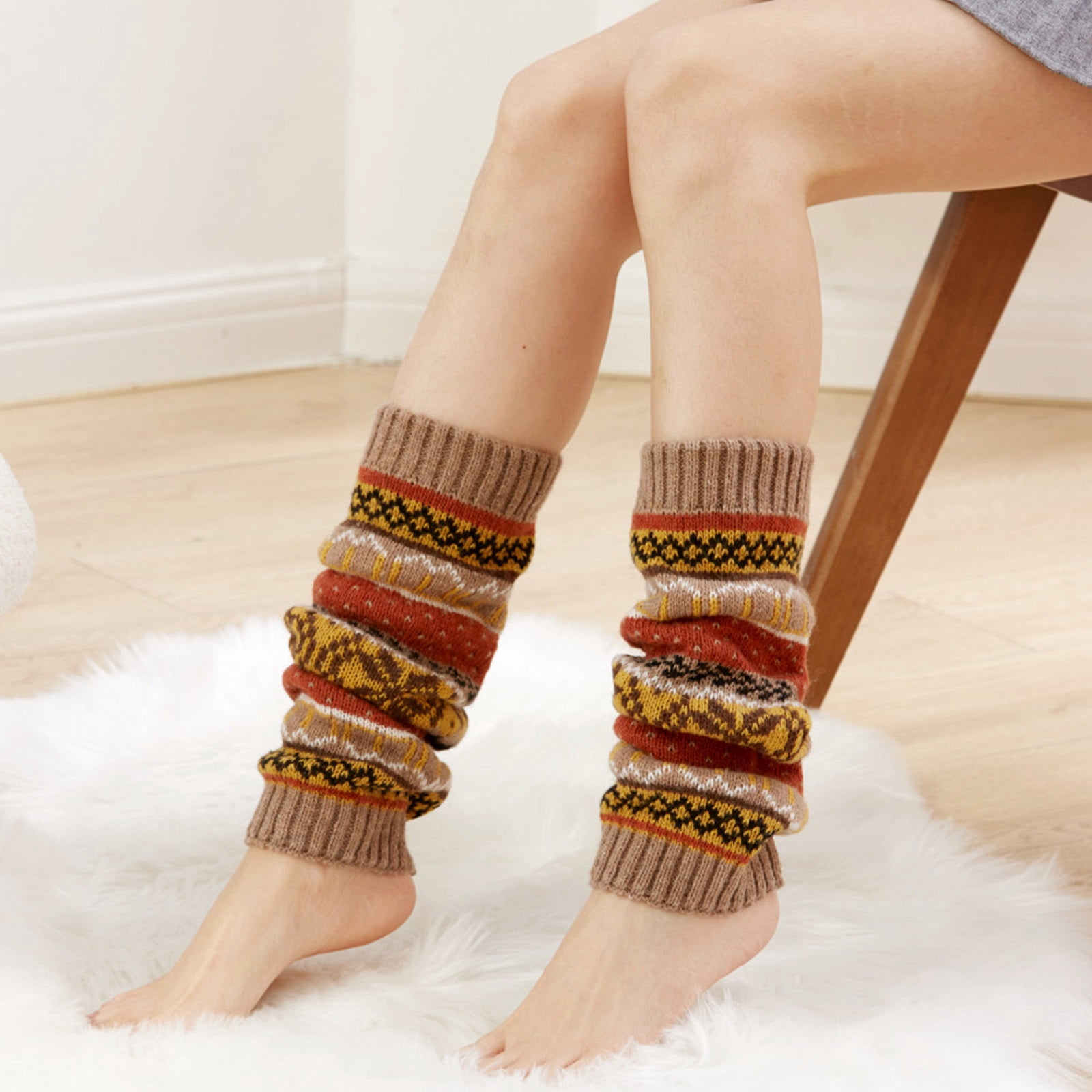 Bohemian Long Socks Bohemia Socks Knit Bohemia Crochet Socks leg warmer ...