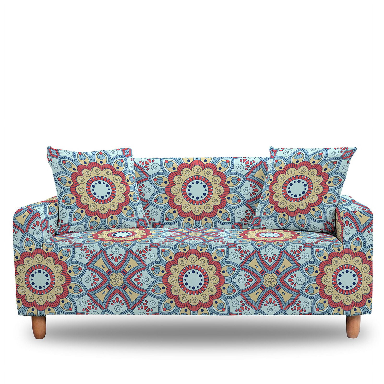Bohemian Mandala 1/2/3/4 Seater Elastic Sofa Covers Psychedelic ...