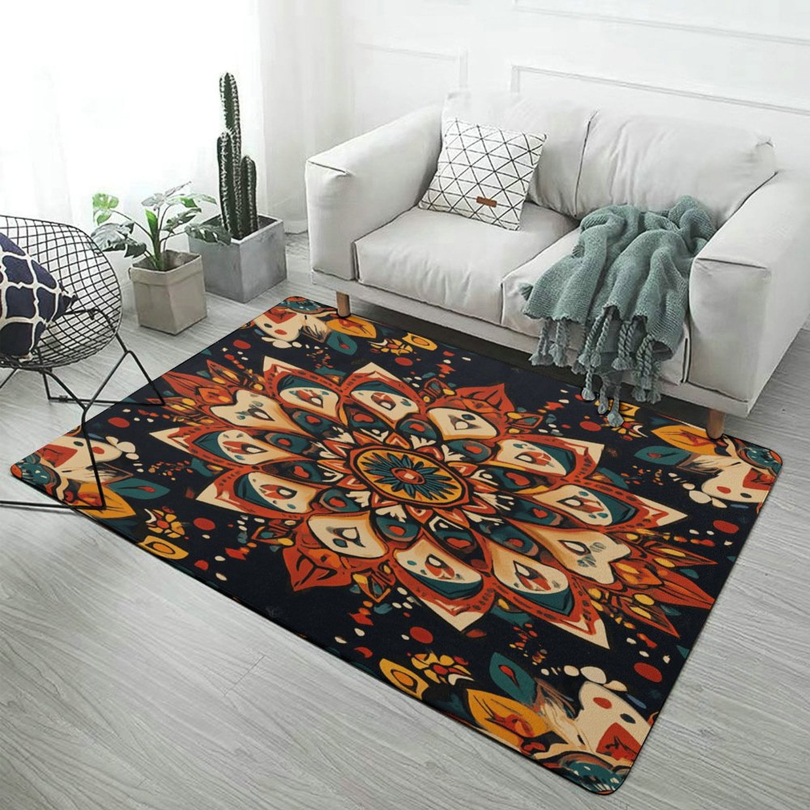 Bohemian Mandala (14) Carpet for Home Decoration Rugs for Bedroom Kids ...