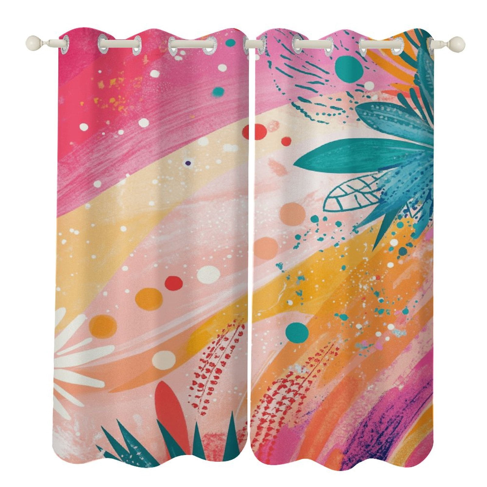 Bohemian Mandala (74) Luxury Window Curtains Blinds for Living Room ...