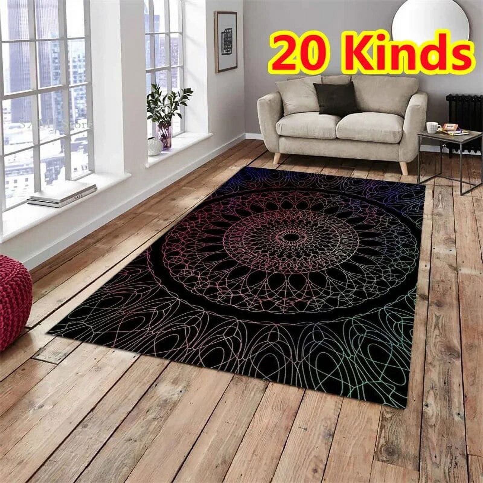 Bohemian Mandala Area Rug Carpet Floral Flower Floor Door Corridor ...