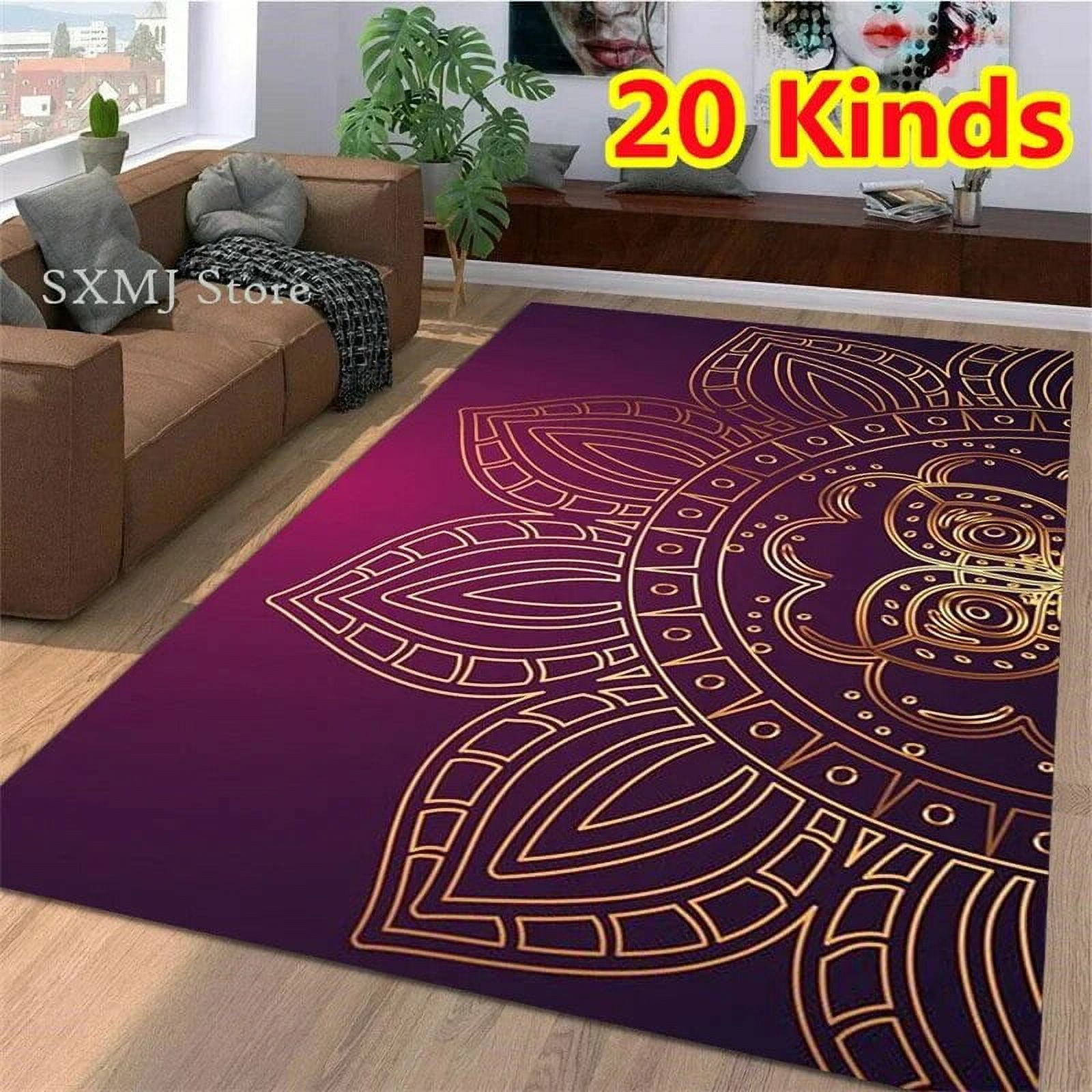 Bohemian Mandala Area Rug Carpet Floral Flower Floor Door Corridor ...