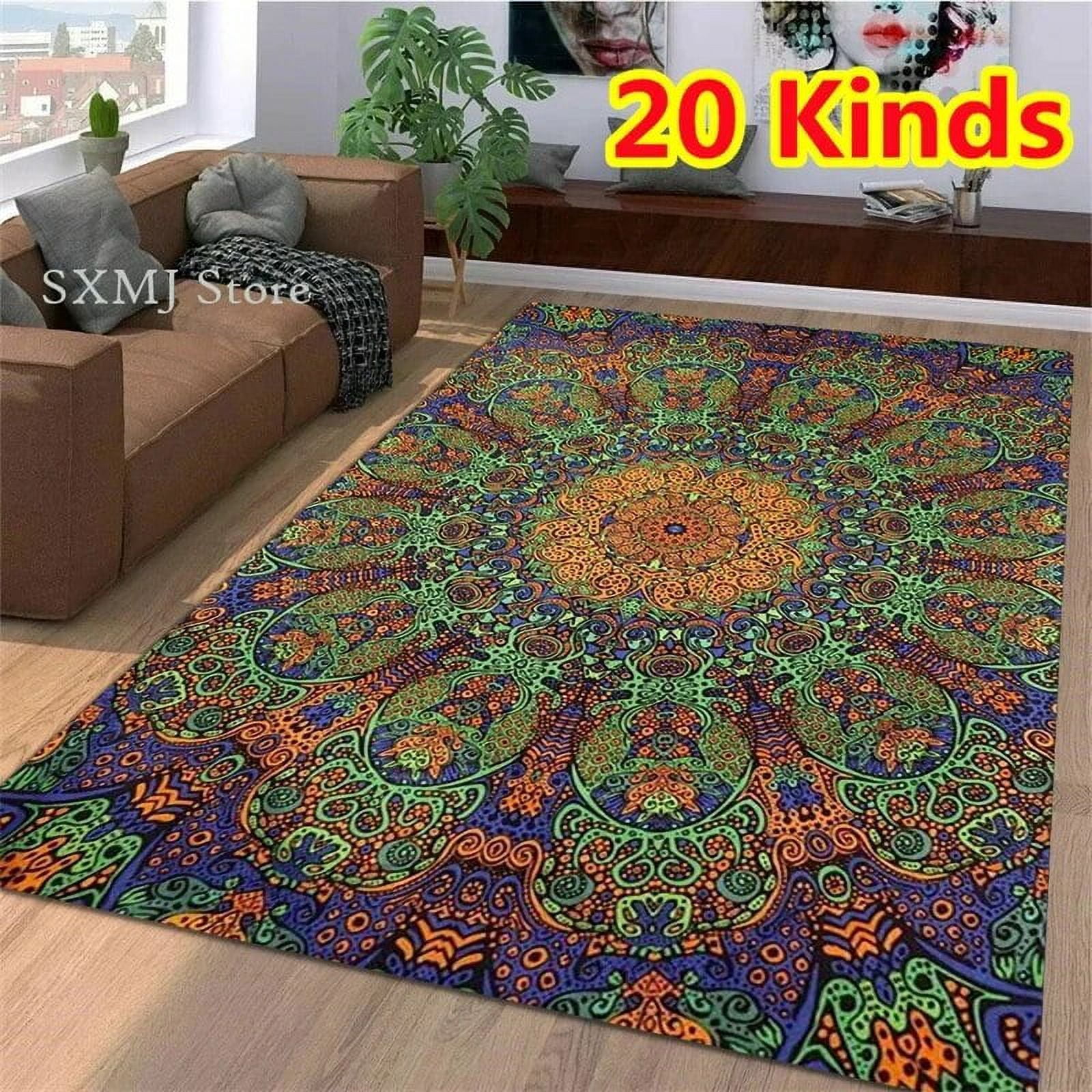 Bohemian Mandala Area Rug Carpet Floral Flower Floor Door Corridor ...