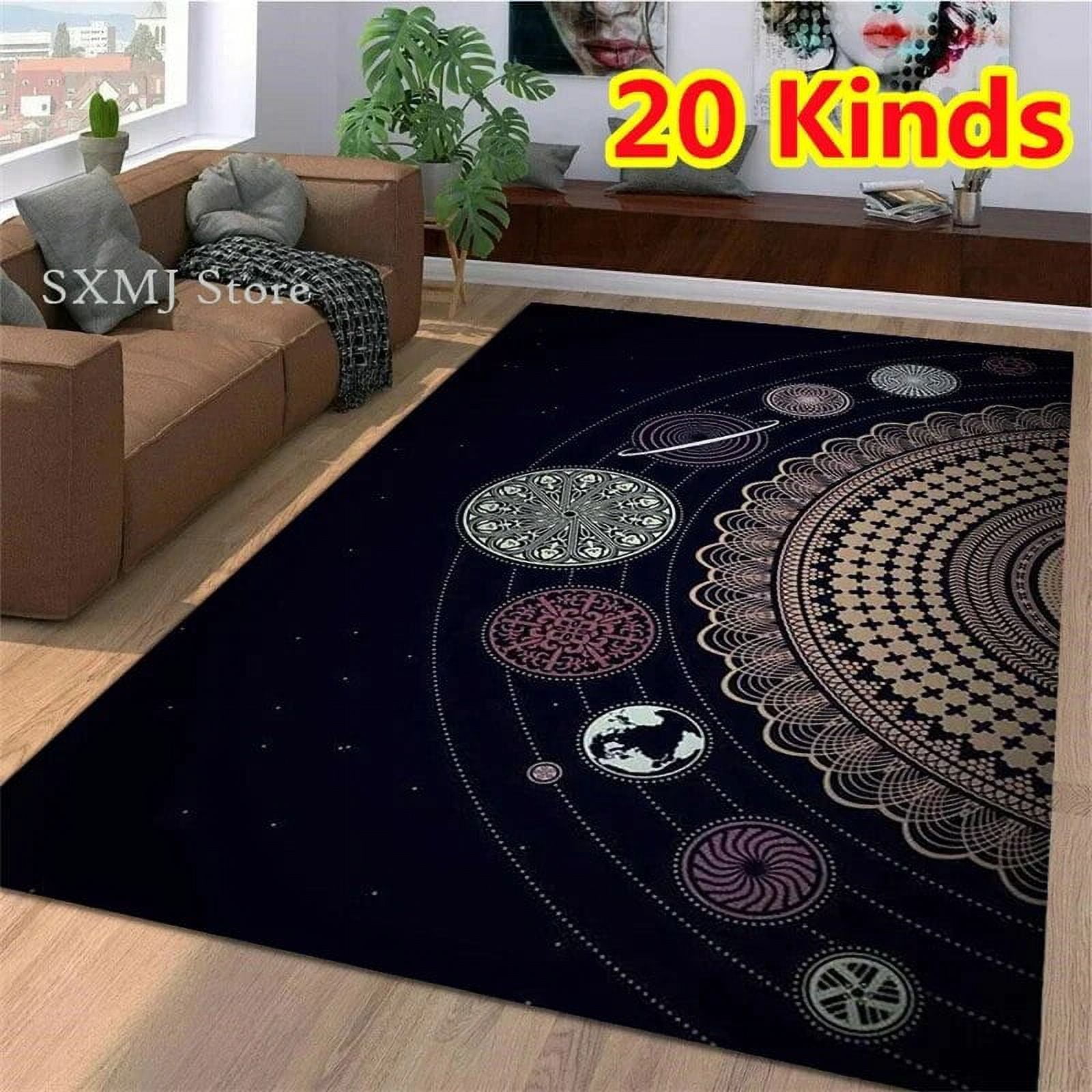 Bohemian Mandala Area Rug Carpet Floral Flower Floor Door Corridor ...