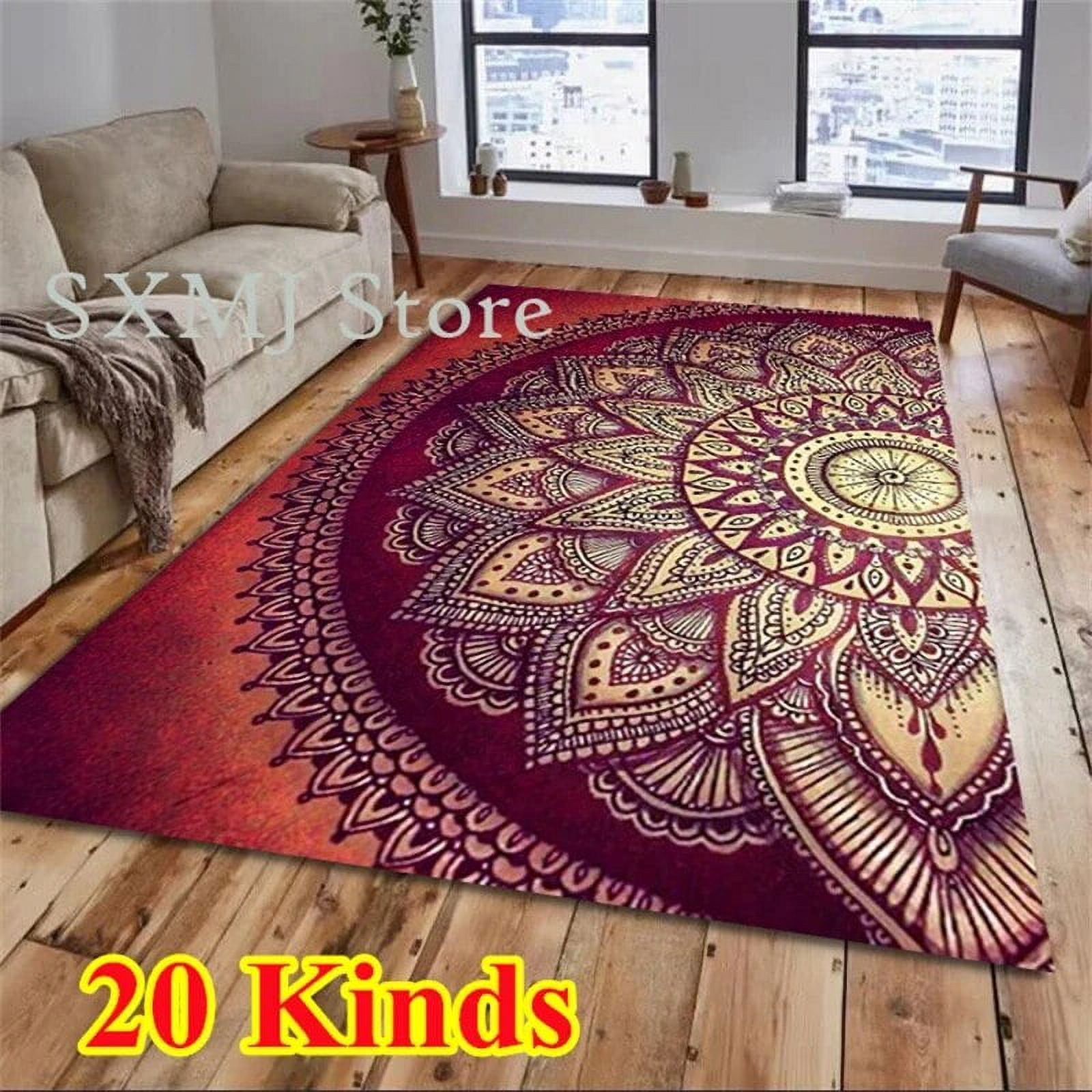 Bohemian Mandala Area Rug Carpet Flower Floral Corridor Hallway Door ...