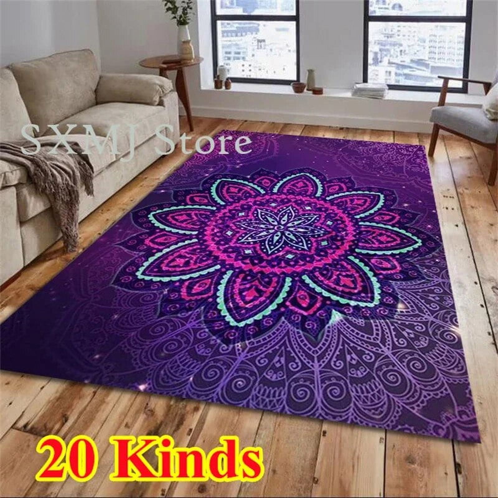Bohemian Mandala Area Rug Carpet Flower Floral Corridor Hallway Door ...