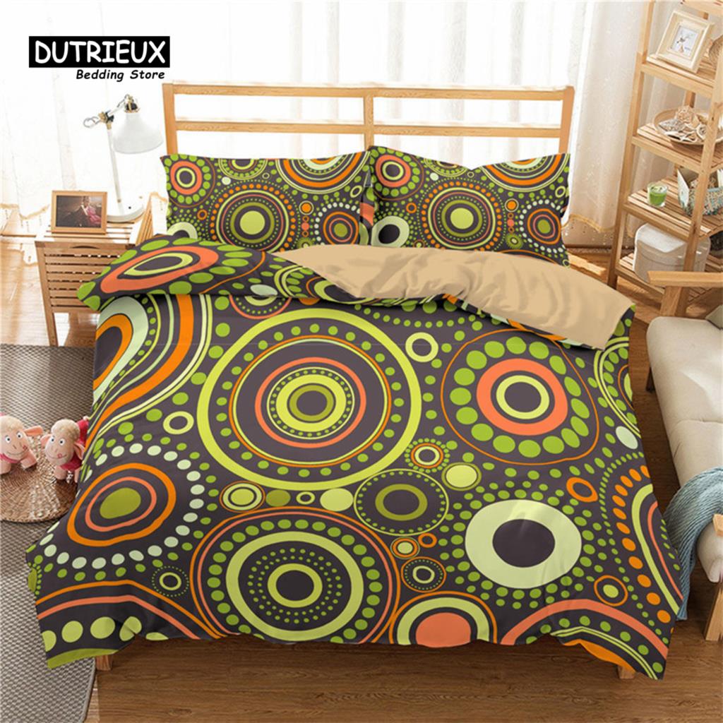 Bohemian Mandala Duvet Cover Set King Size 2/3pcs Hippie Bedding Set ...