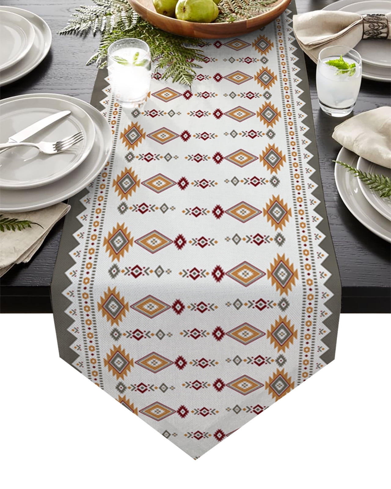 Bohemian Mandala Flower Table Runner Coffee Table Wedding Banquet Party ...