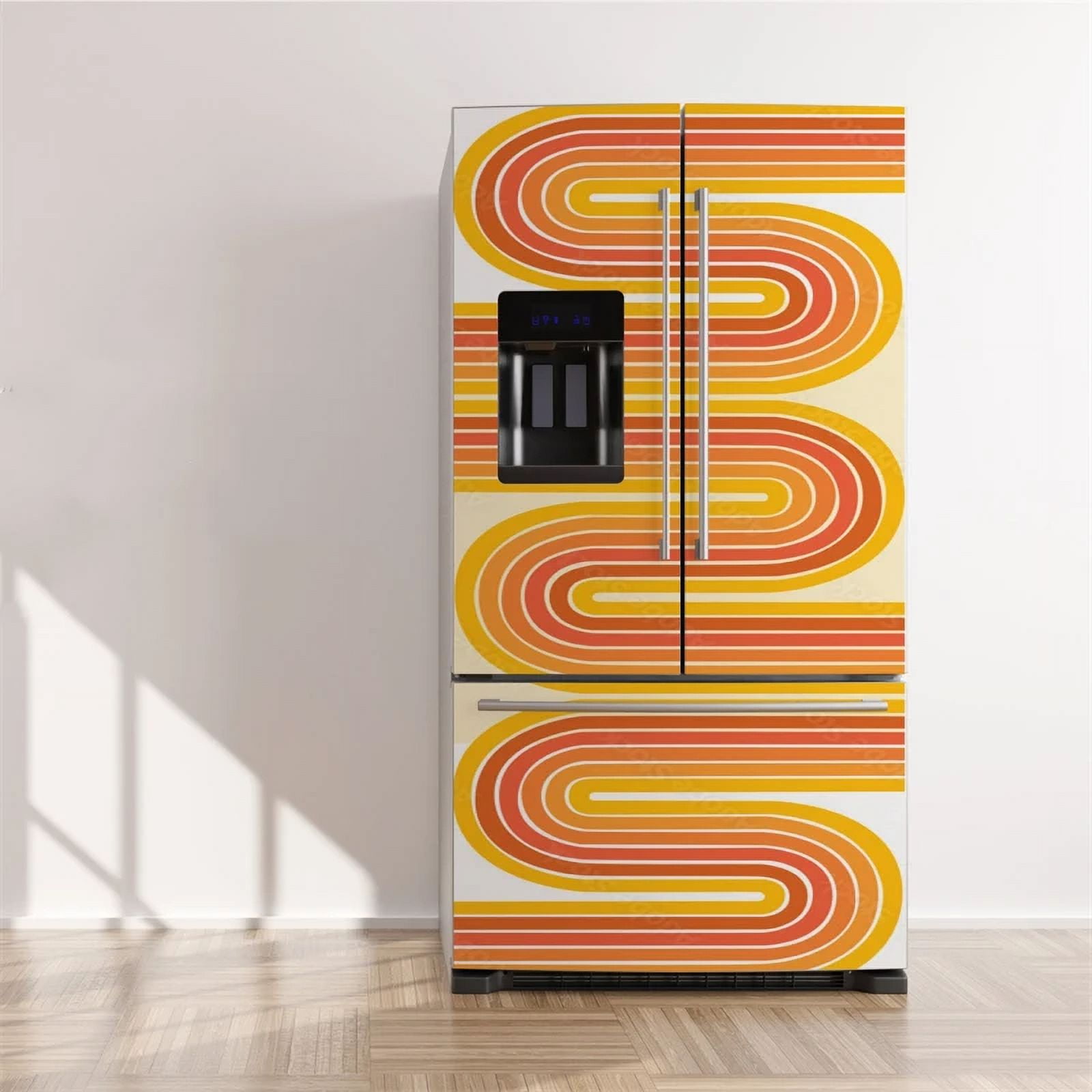 Bohemian Mandala Fridge Mural Sticker Waterproof Vinyl Self Adhesive ...