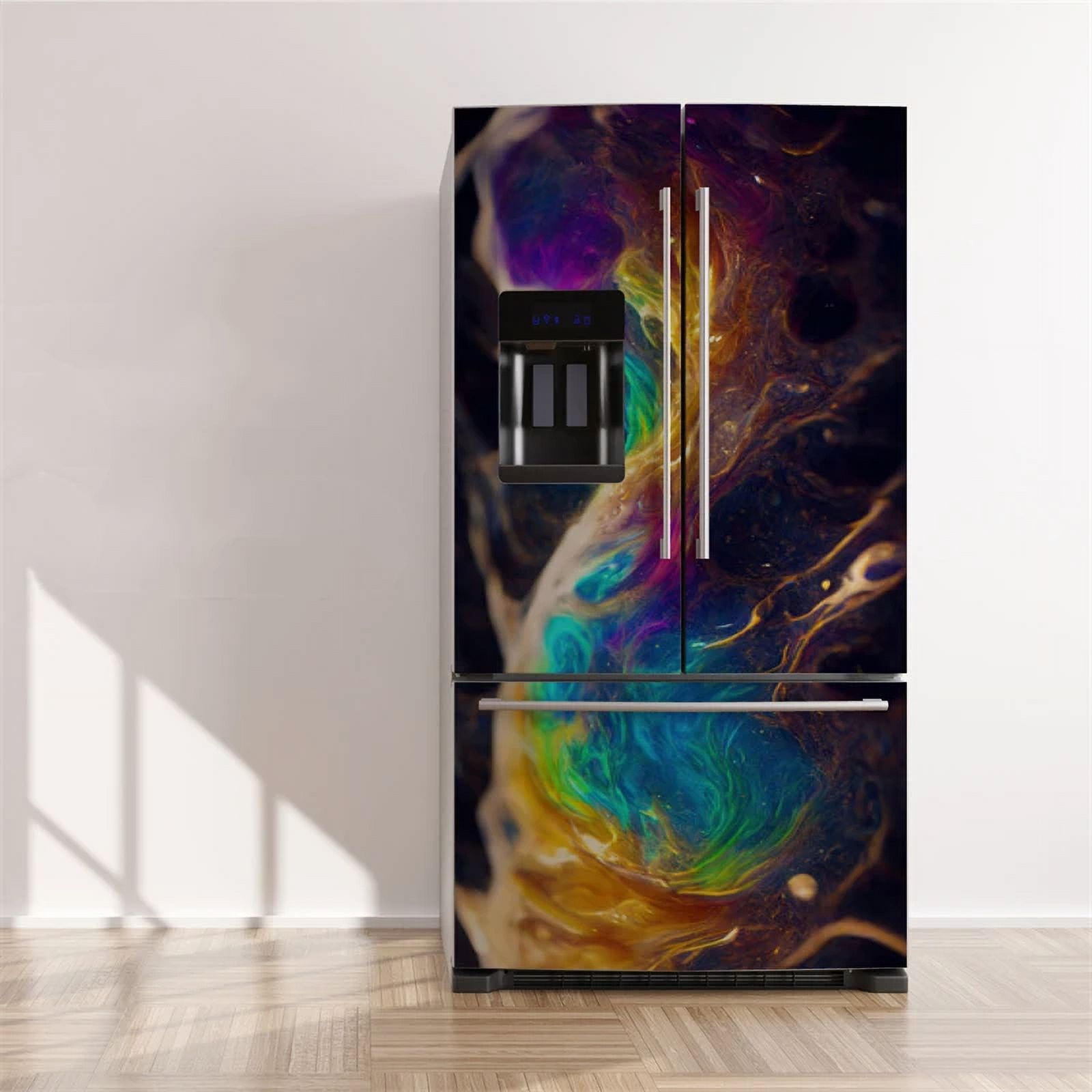 Bohemian Mandala Fridge Mural Sticker Waterproof Vinyl Self Adhesive ...