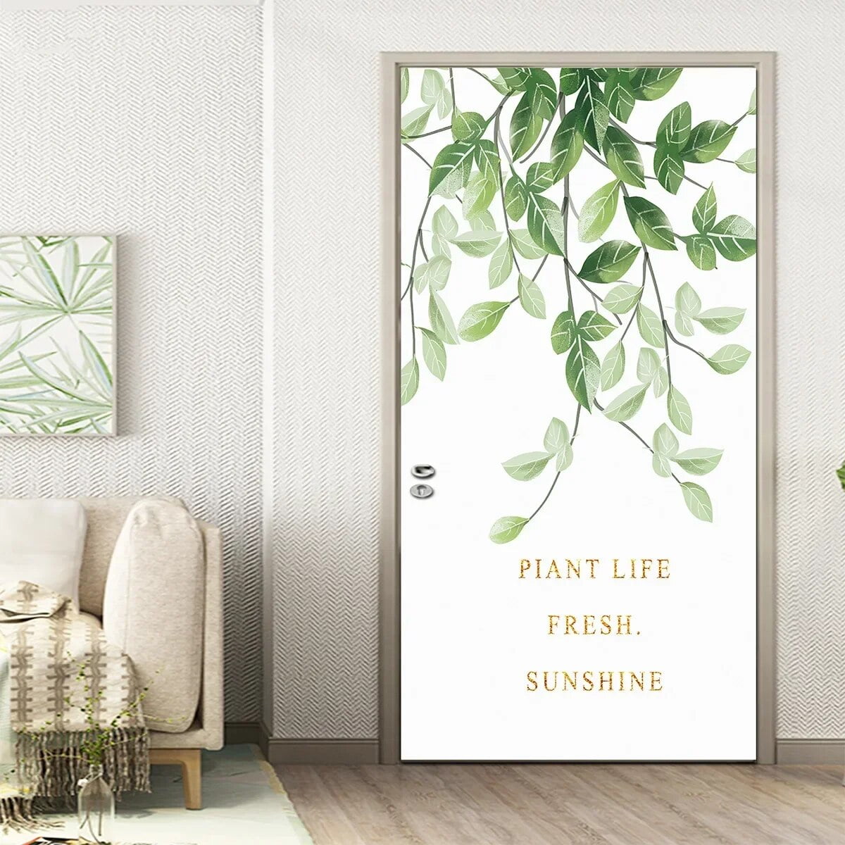 Bohemian Mandala self-adhesive Door stickers Bohemian flower wallpaper ...