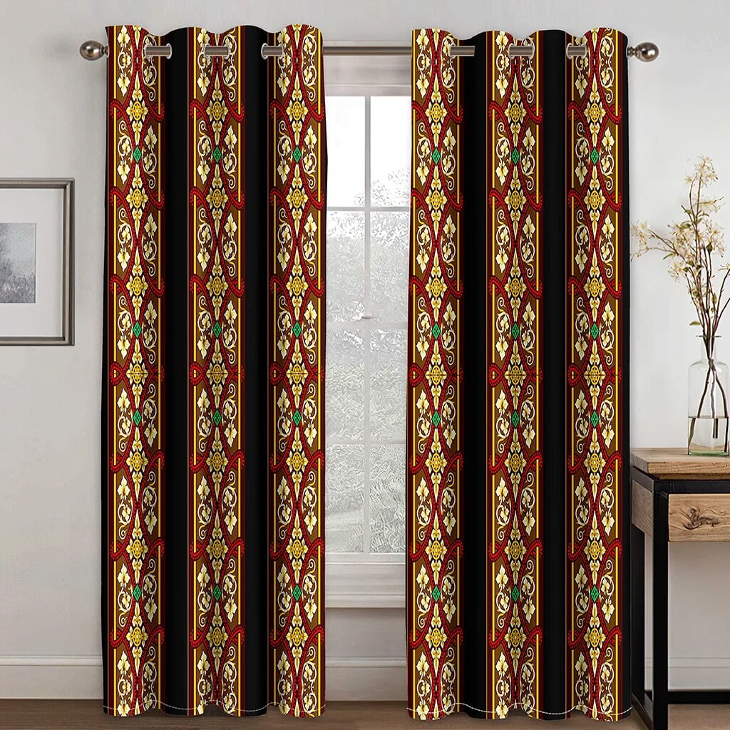 Bohemian Modern Curtains for Living Room Ethiopian Traditional Tilet ...