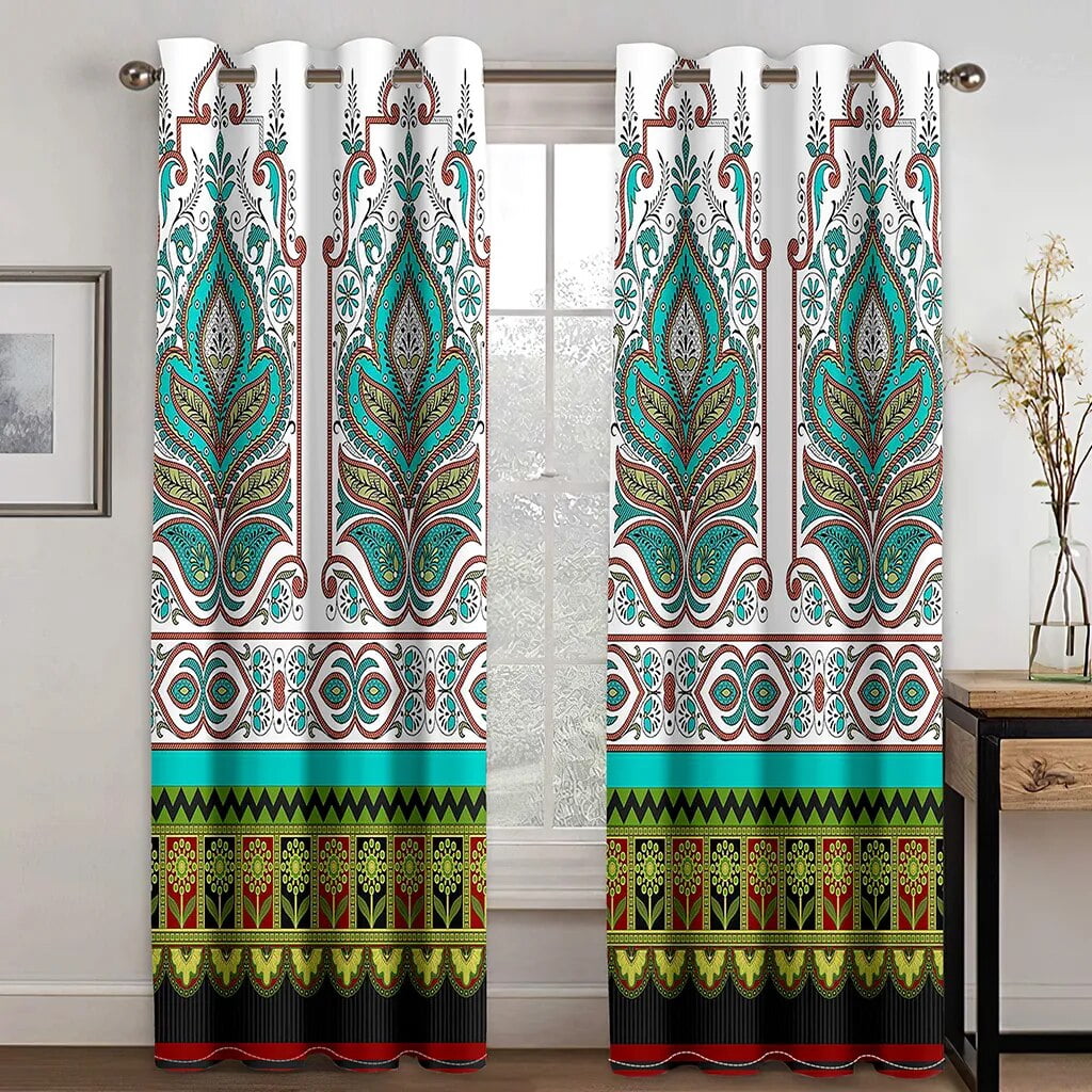 Bohemian Modern Curtains for Living Room Ethiopian Traditional Tilet ...