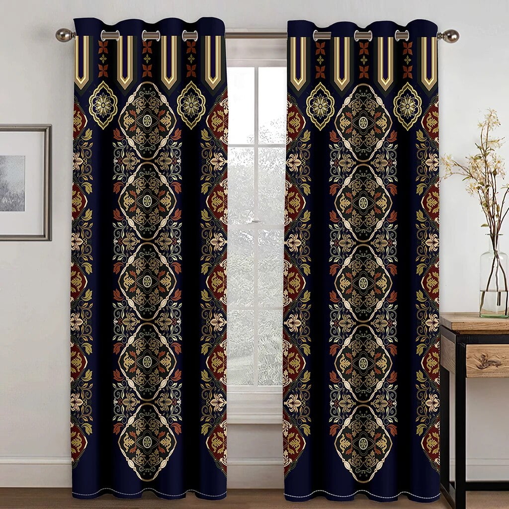 Bohemian Modern Curtains for Living Room Ethiopian Traditional Tilet ...