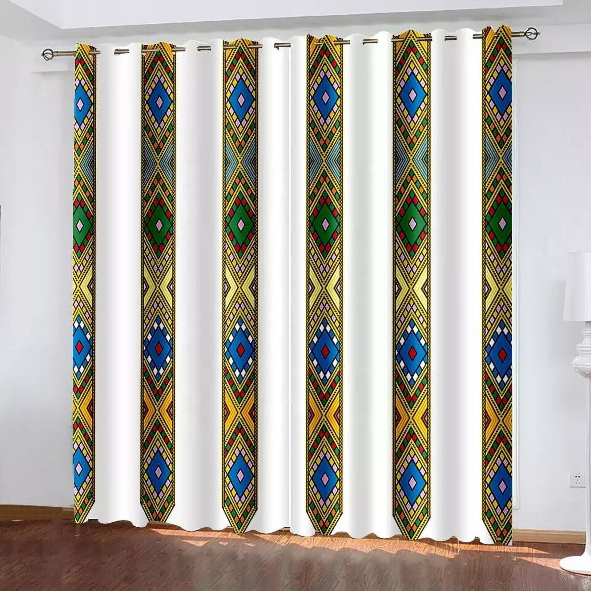 Bohemian Modern Curtains for Living Room Luxury Ethiopian Traditional ...