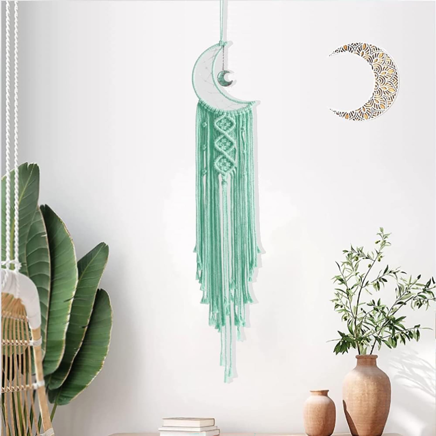 Bohemian Moon Dream catchers Tassel Macrame Dream Catchers Sweet Gifts ...