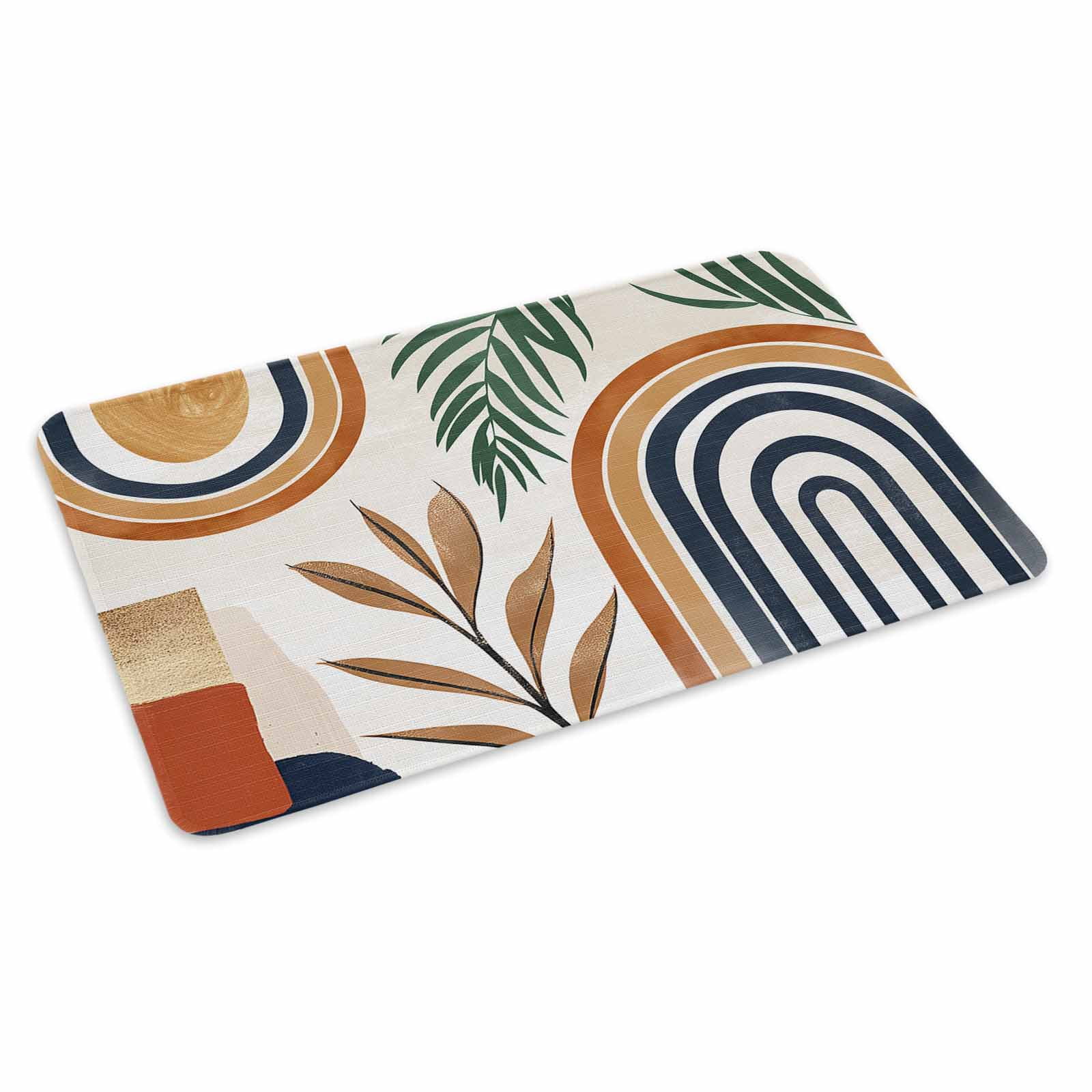 Bohemian Nordic Doormat Outdoor Entrance 20"x31.5", Abstract Art ...