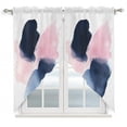 Bohemian Nordic Swag Curtain Valance for Window 2 Panels Pink Blue ...
