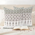 Bohemian Outdoor Throw Pillow Covers Set of 2, Green Brown Western ...