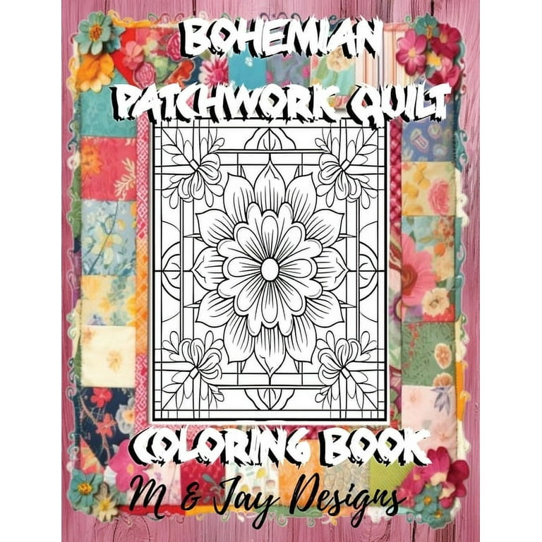 patchwork quilt coloring pages
