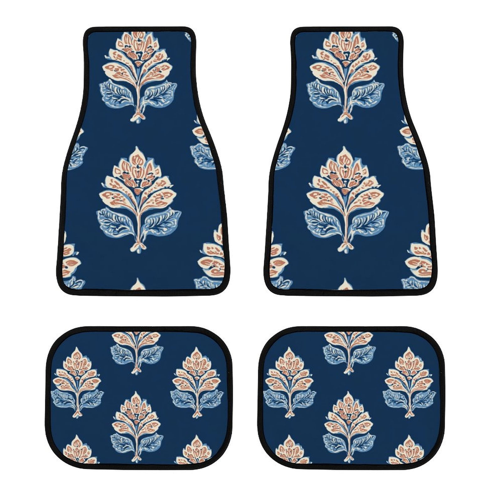 Bohemian Pattern Carpet Car Floor Mats, Fit for Sedan, SUVs, Truck ...
