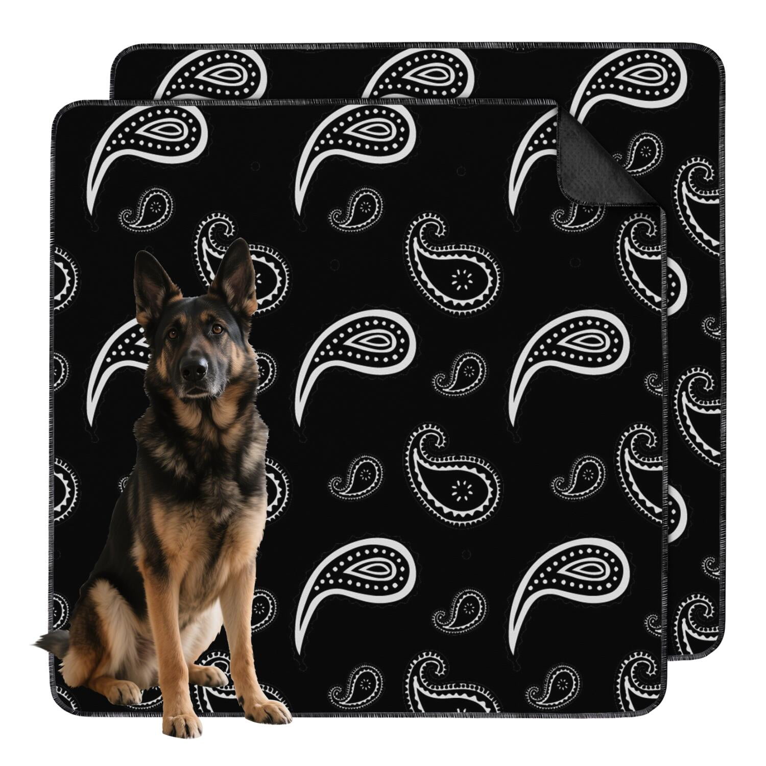 Bohemian Pattern House Training Pad, 48x48 Inch Washable Dog Pee Pad ...