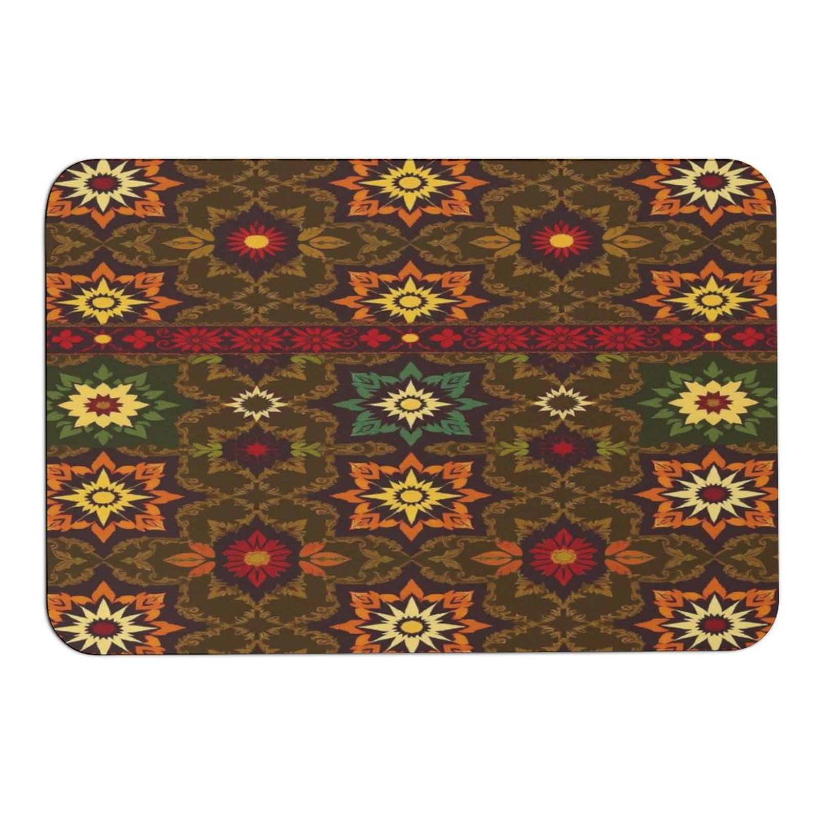 Bohemian Pattern Kitchen Floor Mat Living Room Decor Carpet Home ...