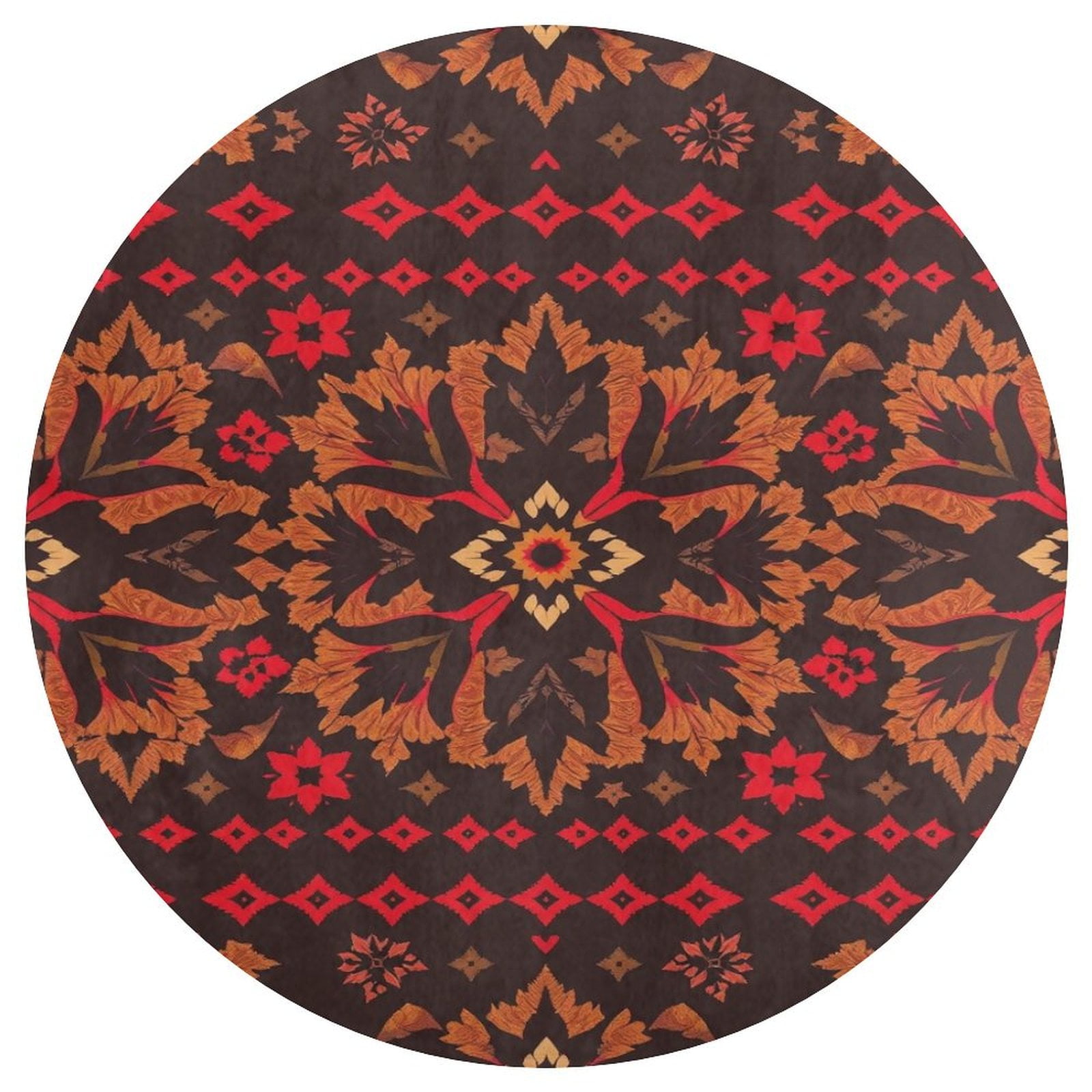 Bohemian Pattern Round Carpet Living Room Carpet Modern And Stylish ...