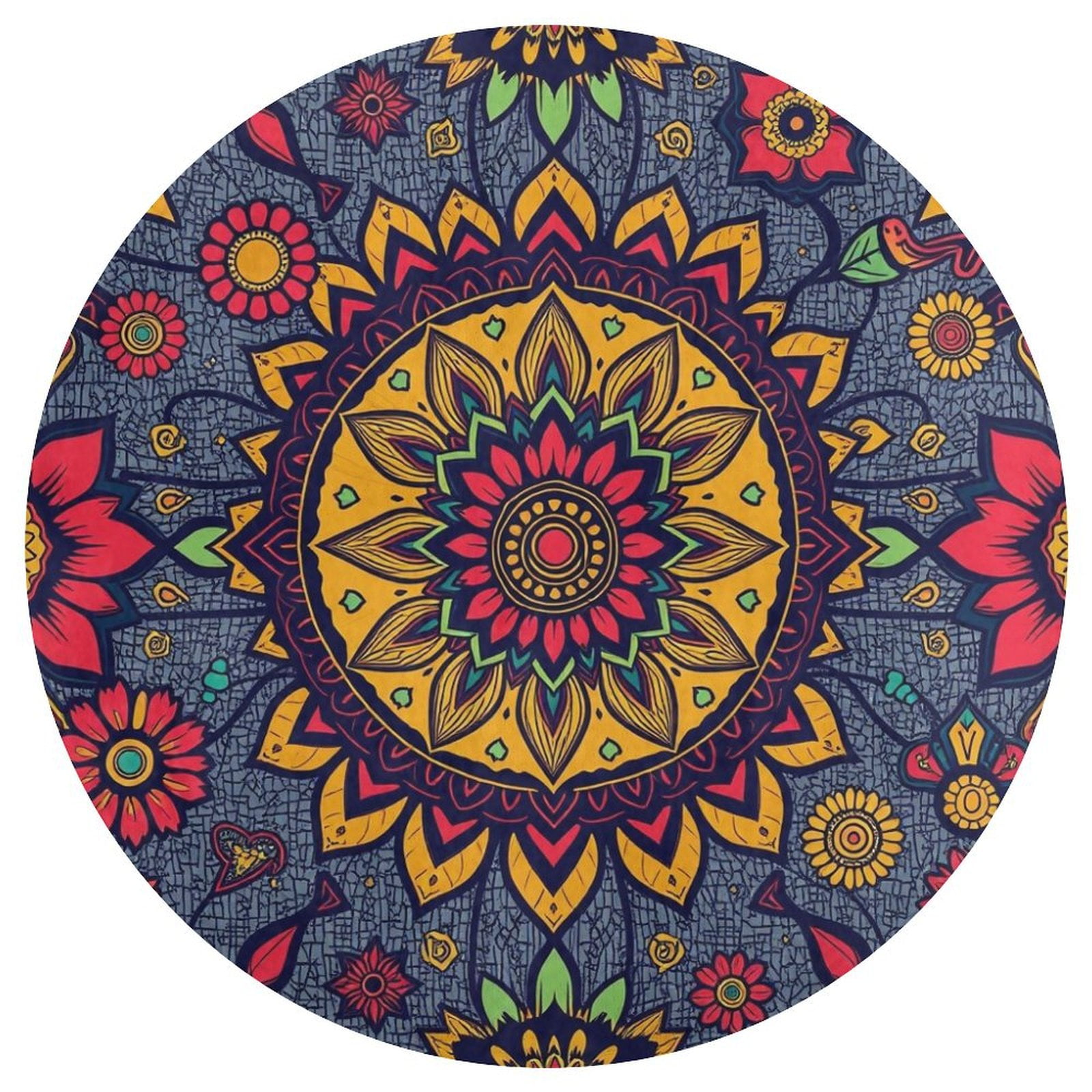 Bohemian Pattern Round Carpet Living Room Carpet Modern And Stylish ...