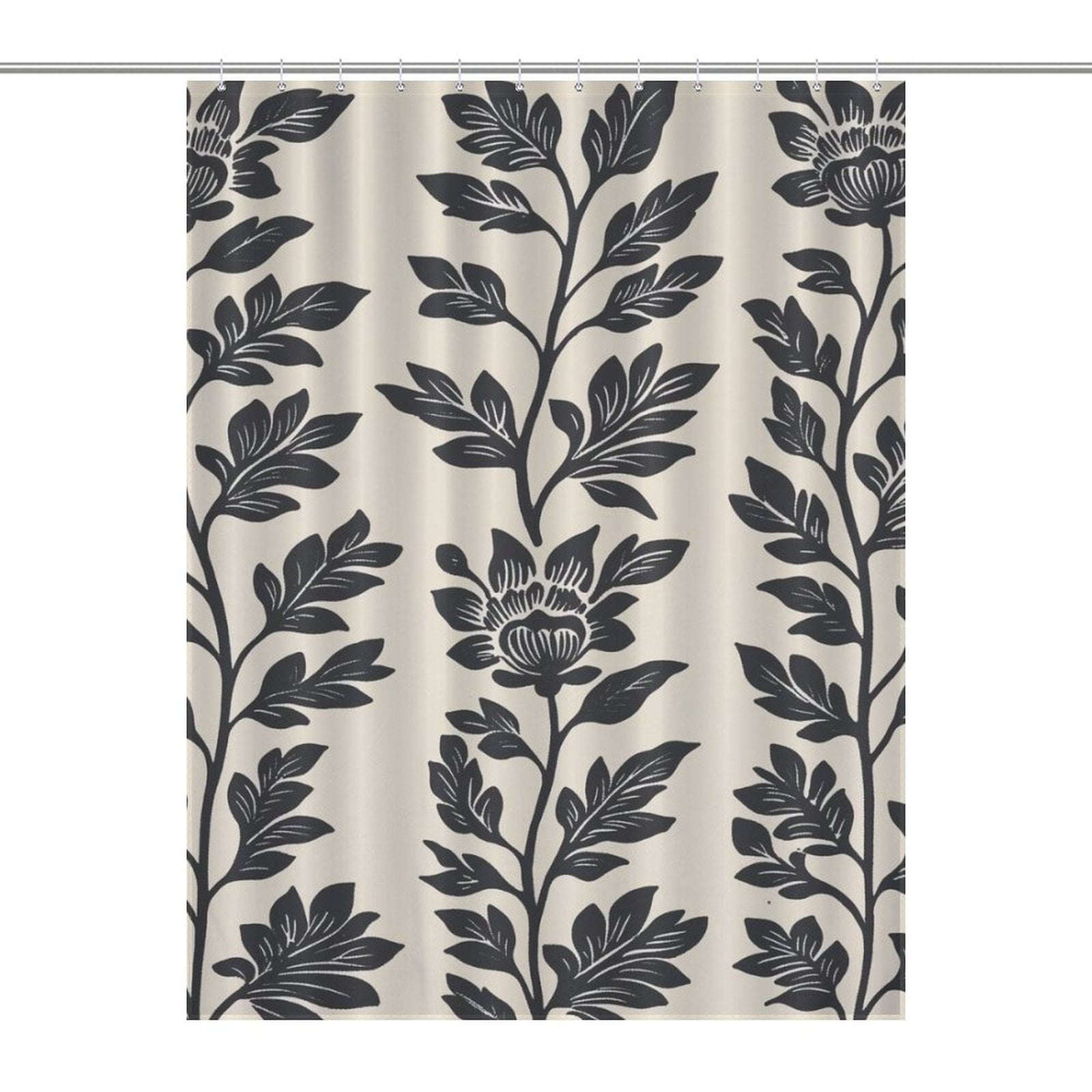 Bohemian Pattern Shower Curtains - Bath Shower Curtain Set with 12 ...