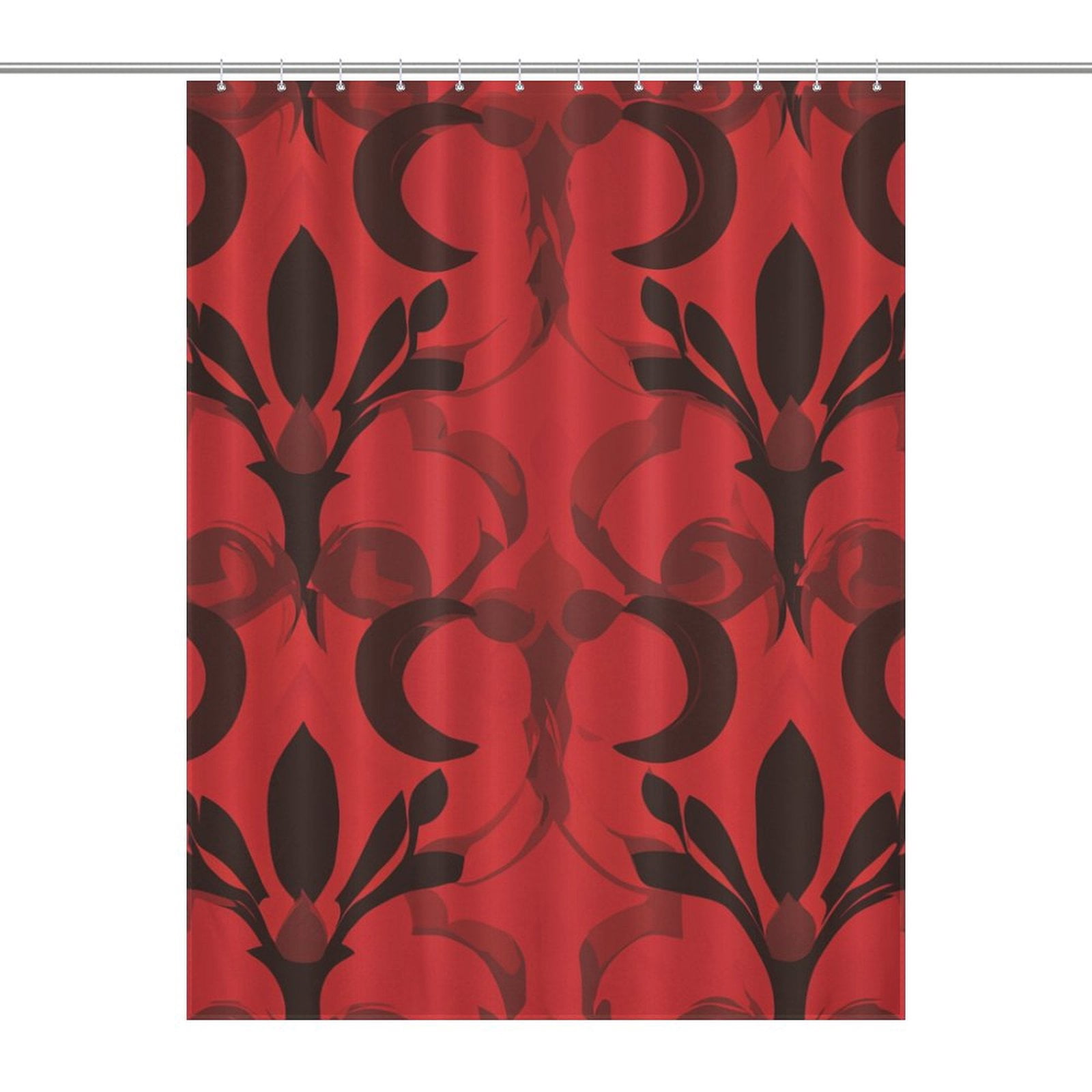 Bohemian Pattern Shower Curtains - Bath Shower Curtain Set with 12 ...