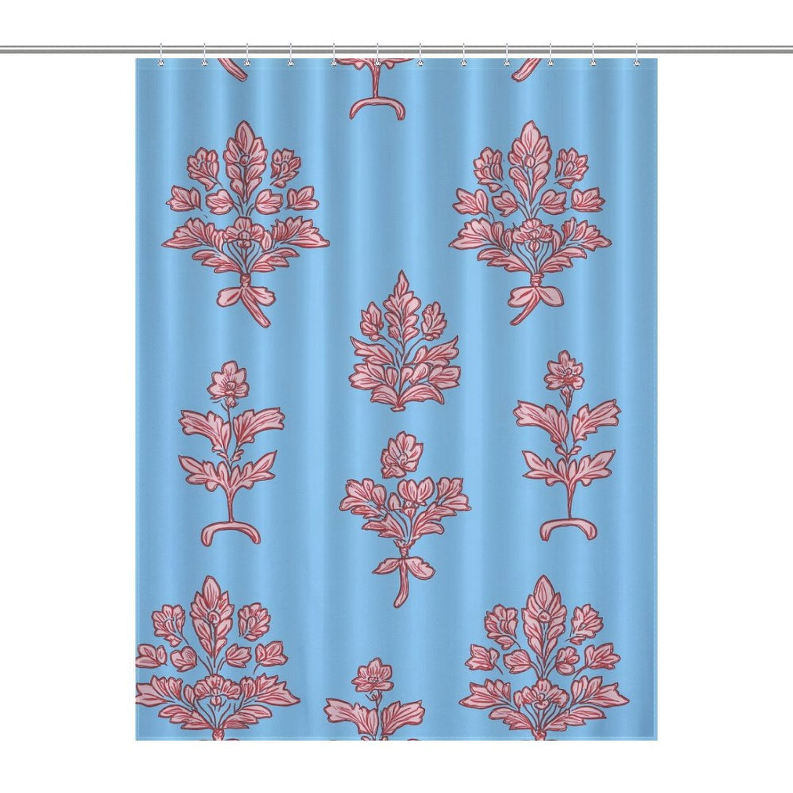Bohemian Pattern Shower Curtains - Bath Shower Curtain Set with 12 ...