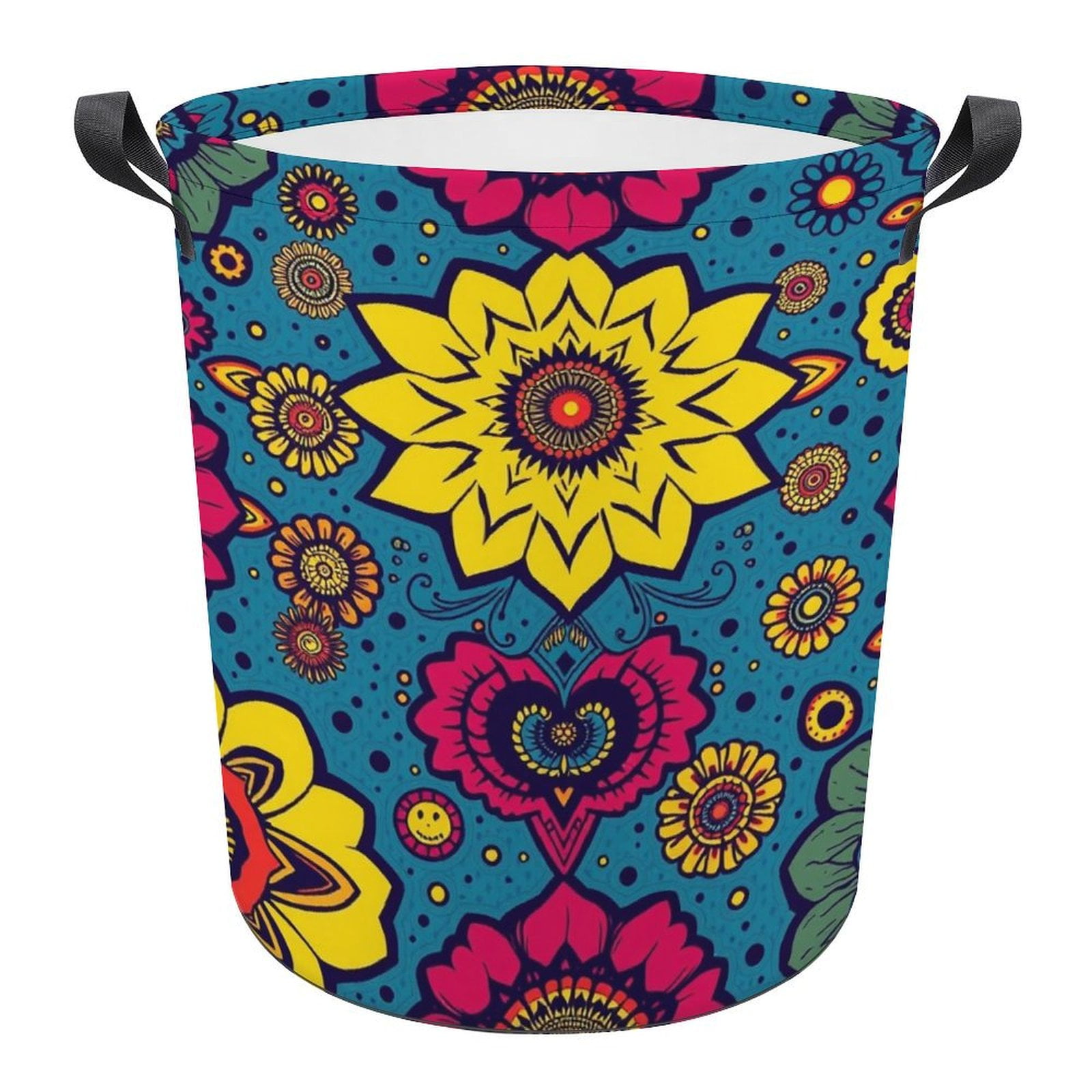 Bohemian Pattern Waterproof Storage Bag Household Dirty Laundry Basket ...