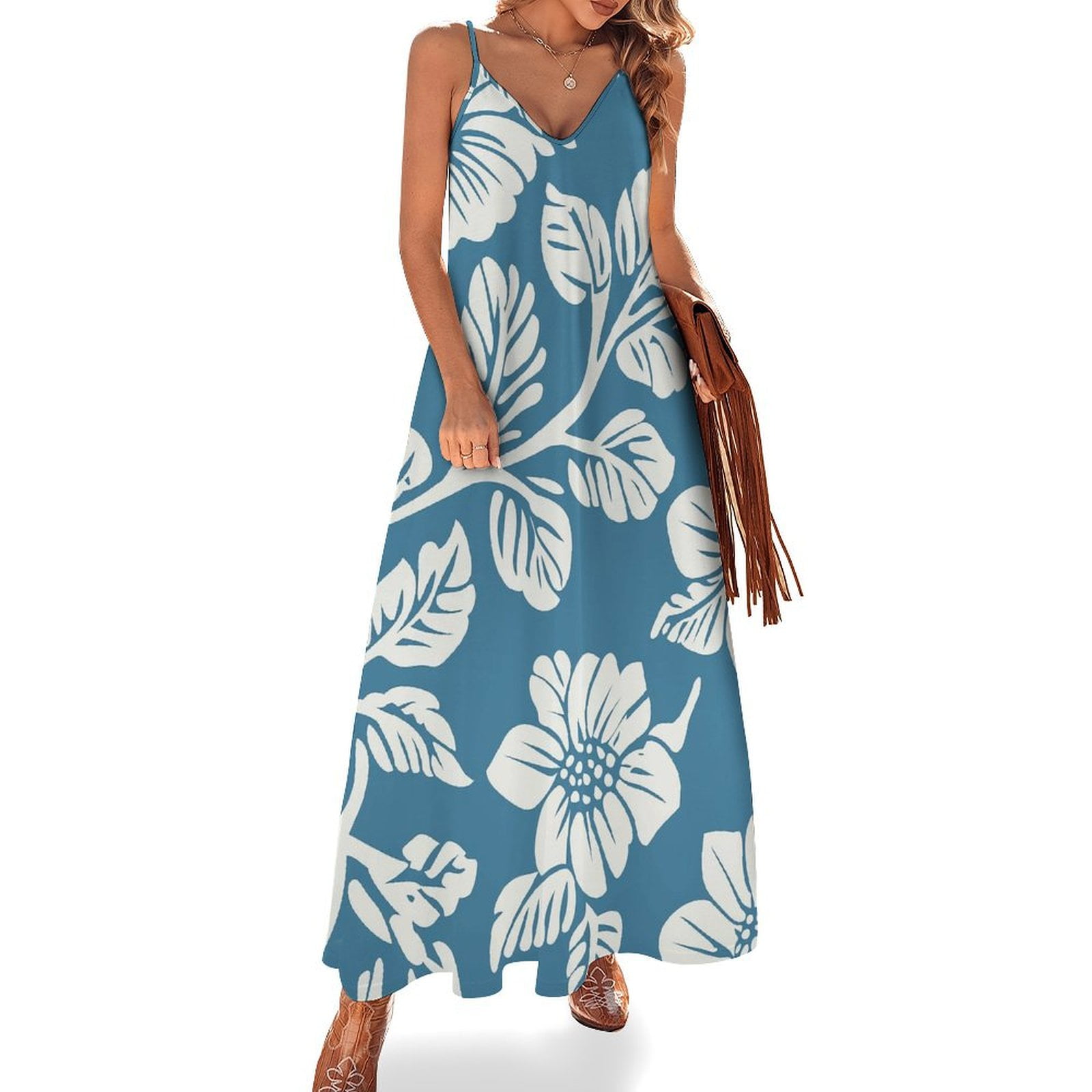 Bohemian Pattern Womens Summer Dresses Casual Sleeveless Tshirt ...