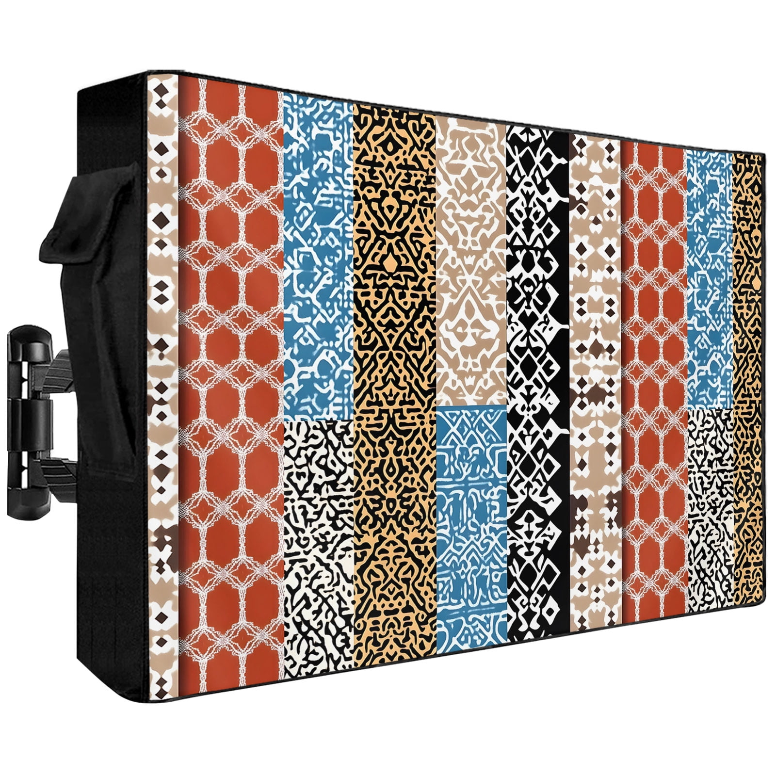 Bohemian Patterns Outdoor TV Cover 70 to 75 inch Colored Seamless ...