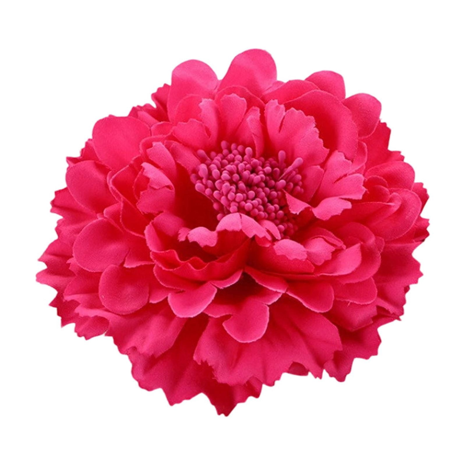 Bohemian Peony Hair Clip Lace Edge Floral Barrette for Women Girls ...