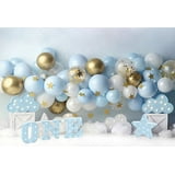 Bohemian Pink Balloons Boys Girls Birthday Party Cake Smash Portrait r ...