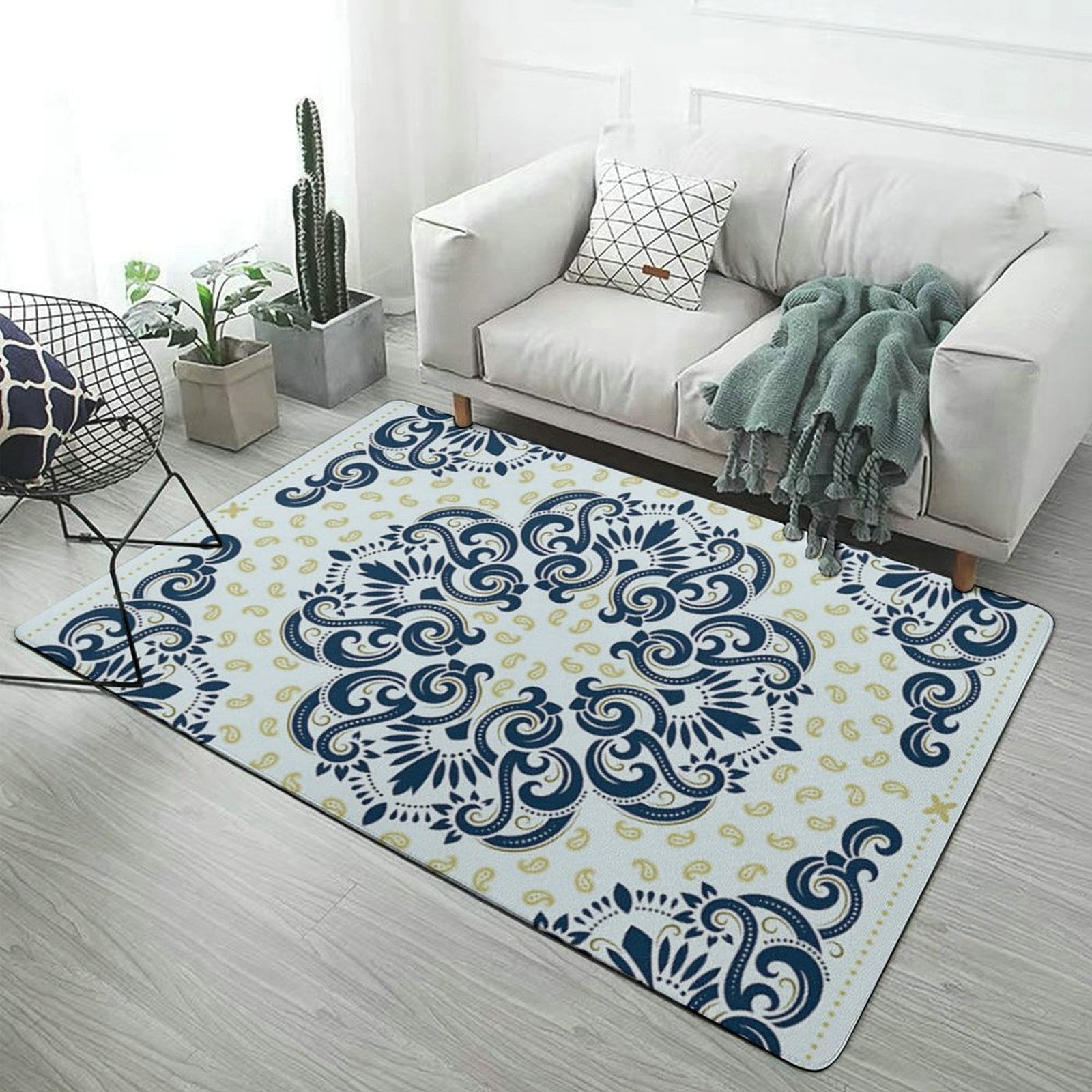 Bohemian Print Carpet for Home Decoration Rugs for Bedroom Kids Room ...