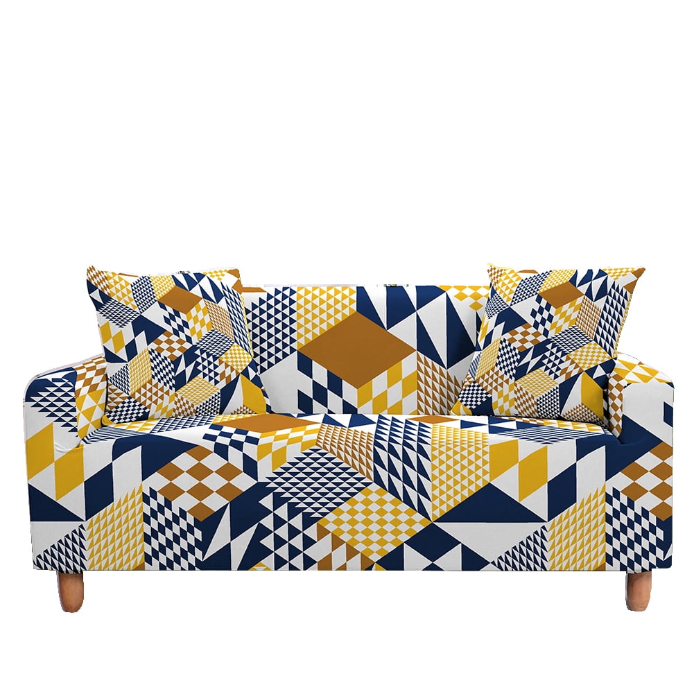Bohemian Printing Elastic Sofa Cover for Living Room L Shaped Cover ...