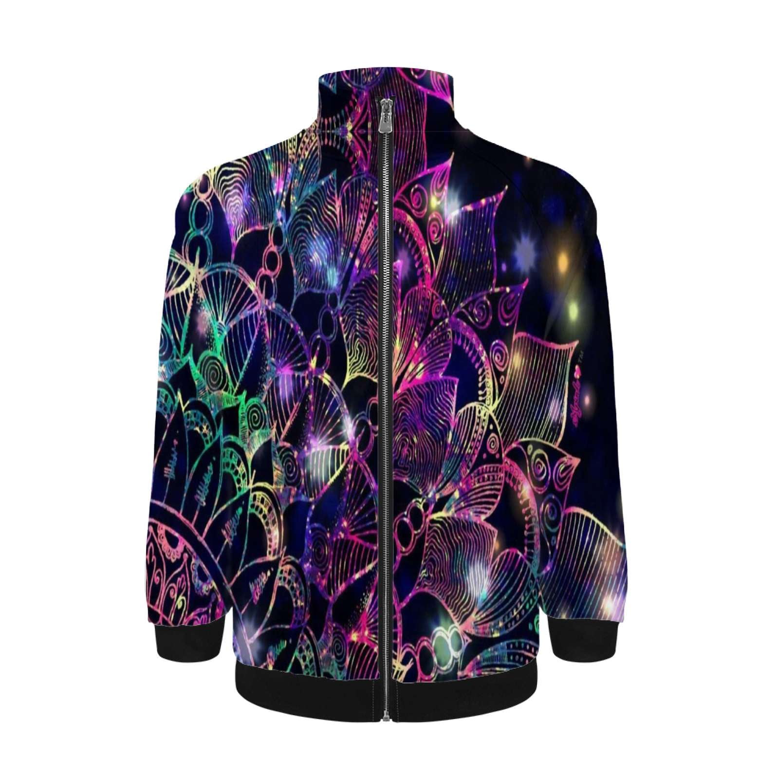 Bohemian Psychedelic Peacock Mandala Jacket Men's Street Cool Long ...