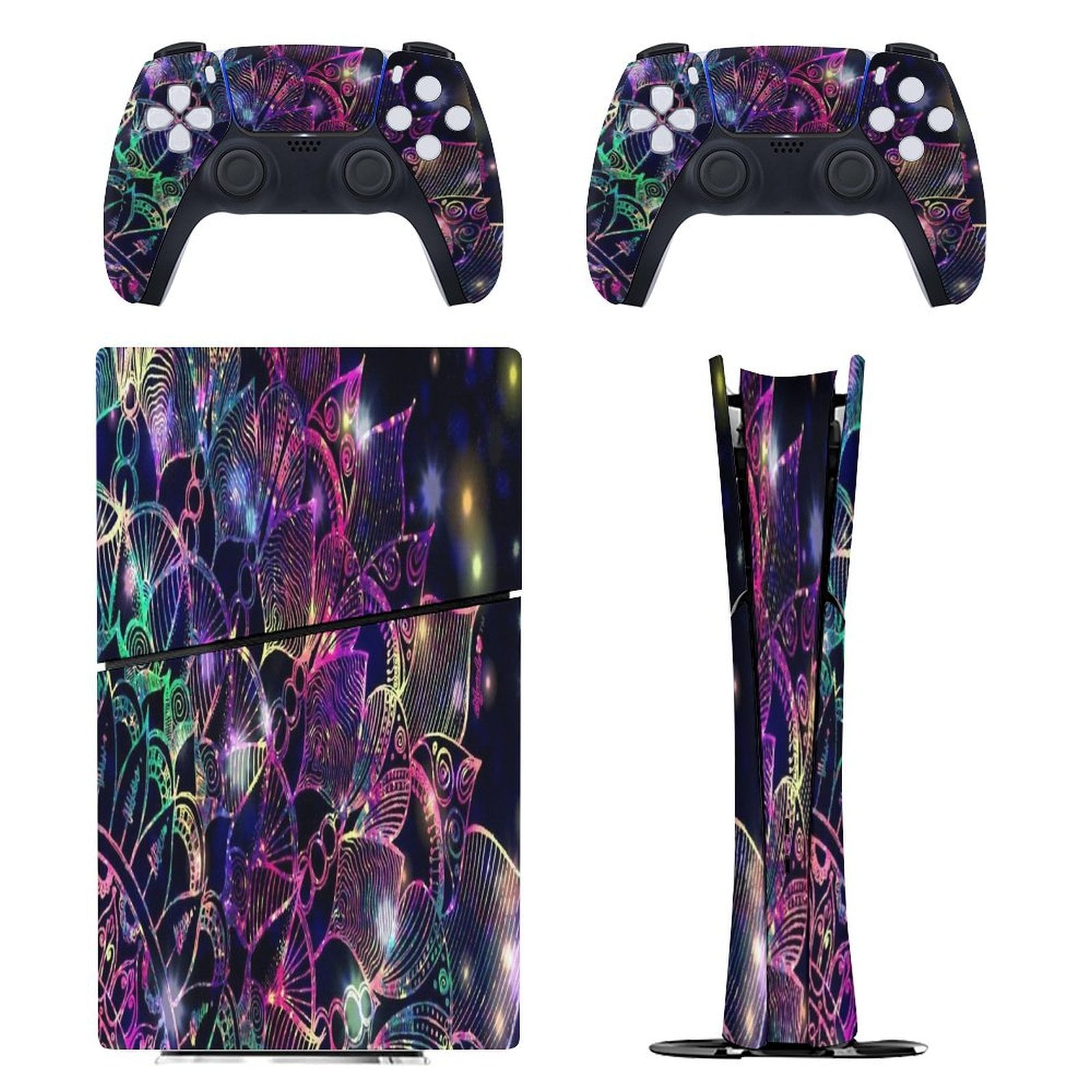 Bohemian Psychedelic Peacock Mandala PS5/PS5 Pro/PS5 Slim Digital Disc ...