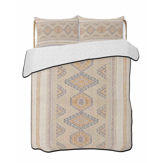 Bohemian Quilts Bedding Set King Size Traditional Ethic Pattern ...