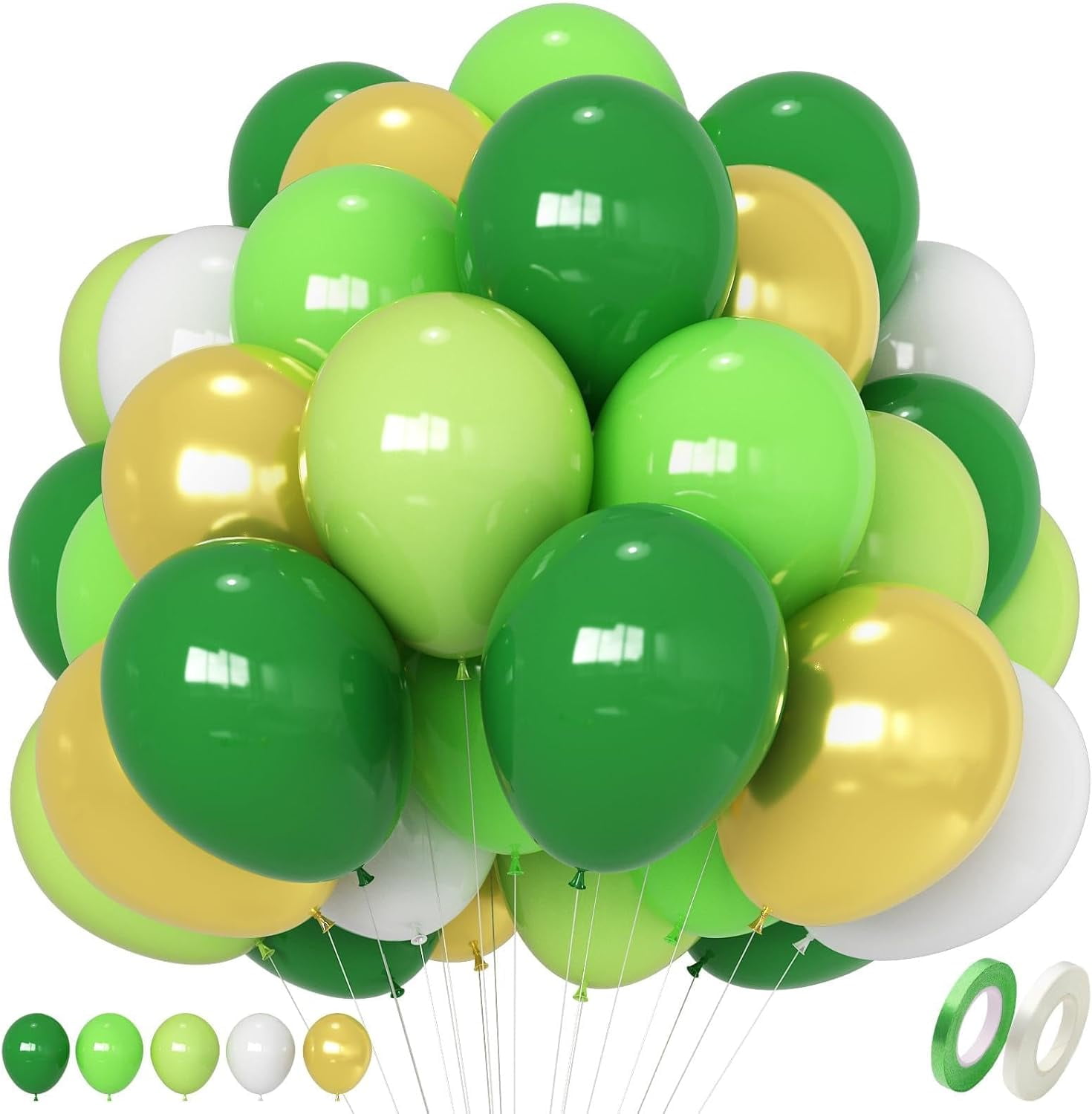 Bohemian Rainbow Balloons, 60 Dusty Blue Powder Blusher Pink Balloons ...