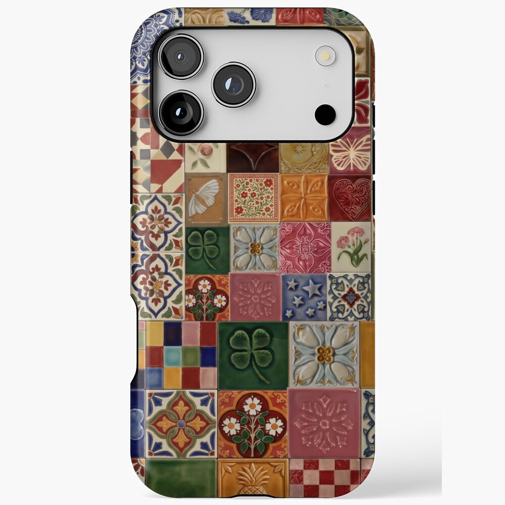 Bohemian Retro Hippie Theme Art for iPhone Case 17 11 12 13 14 15 16 ...