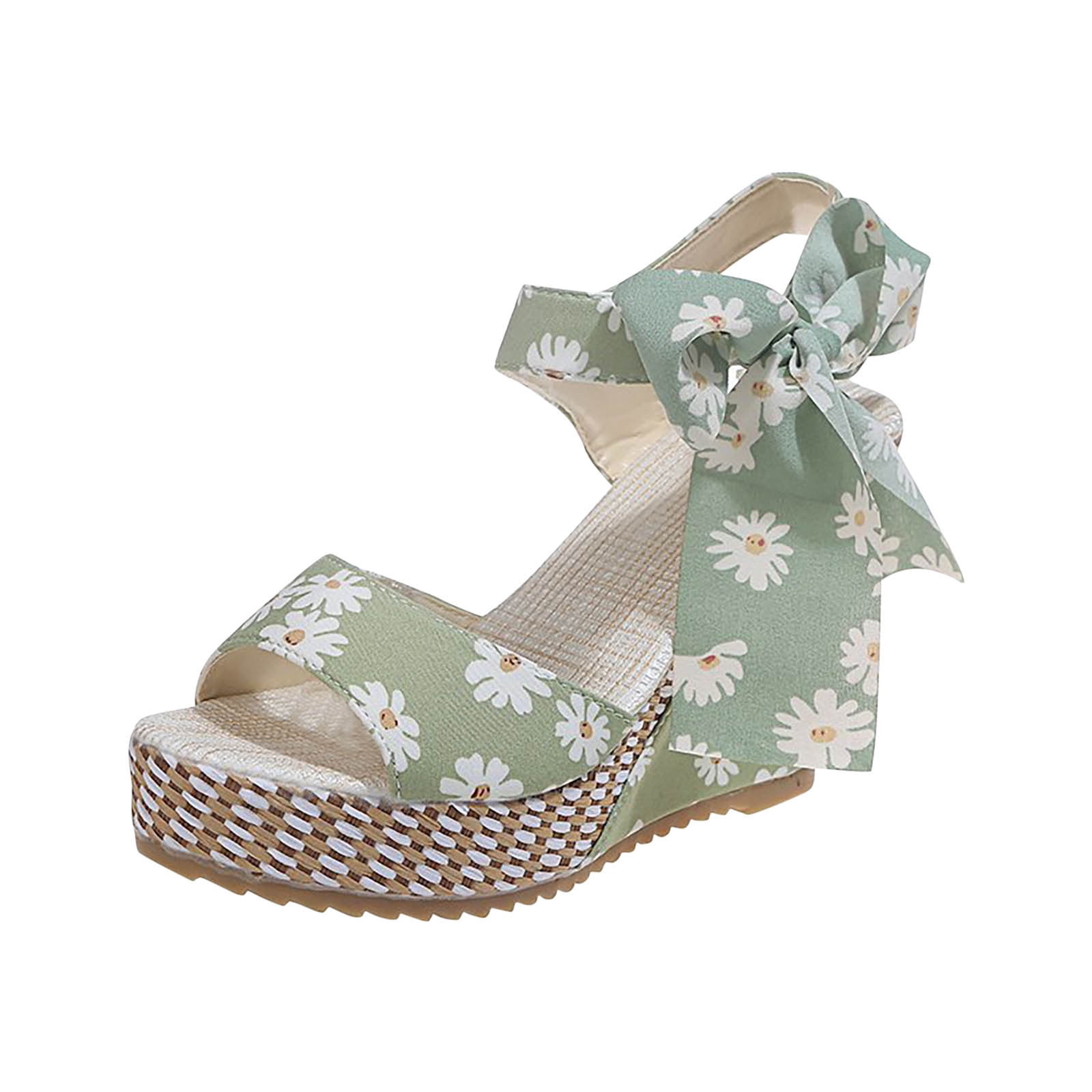 Bohemian Sandals Open Toe Espadrille Wedge Platform Sandals for Women ...