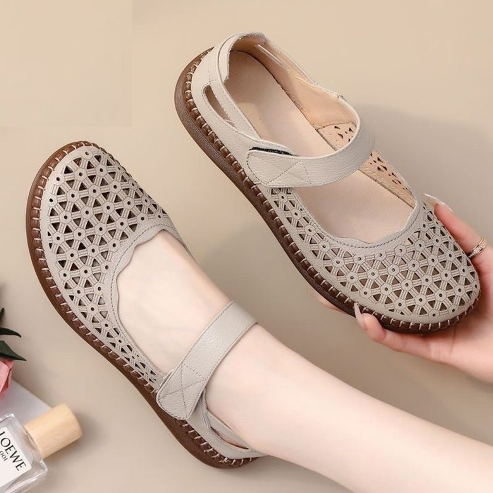 Bohemian Sandals for Women, Summer Casual Shoes with Elastic Goring ...