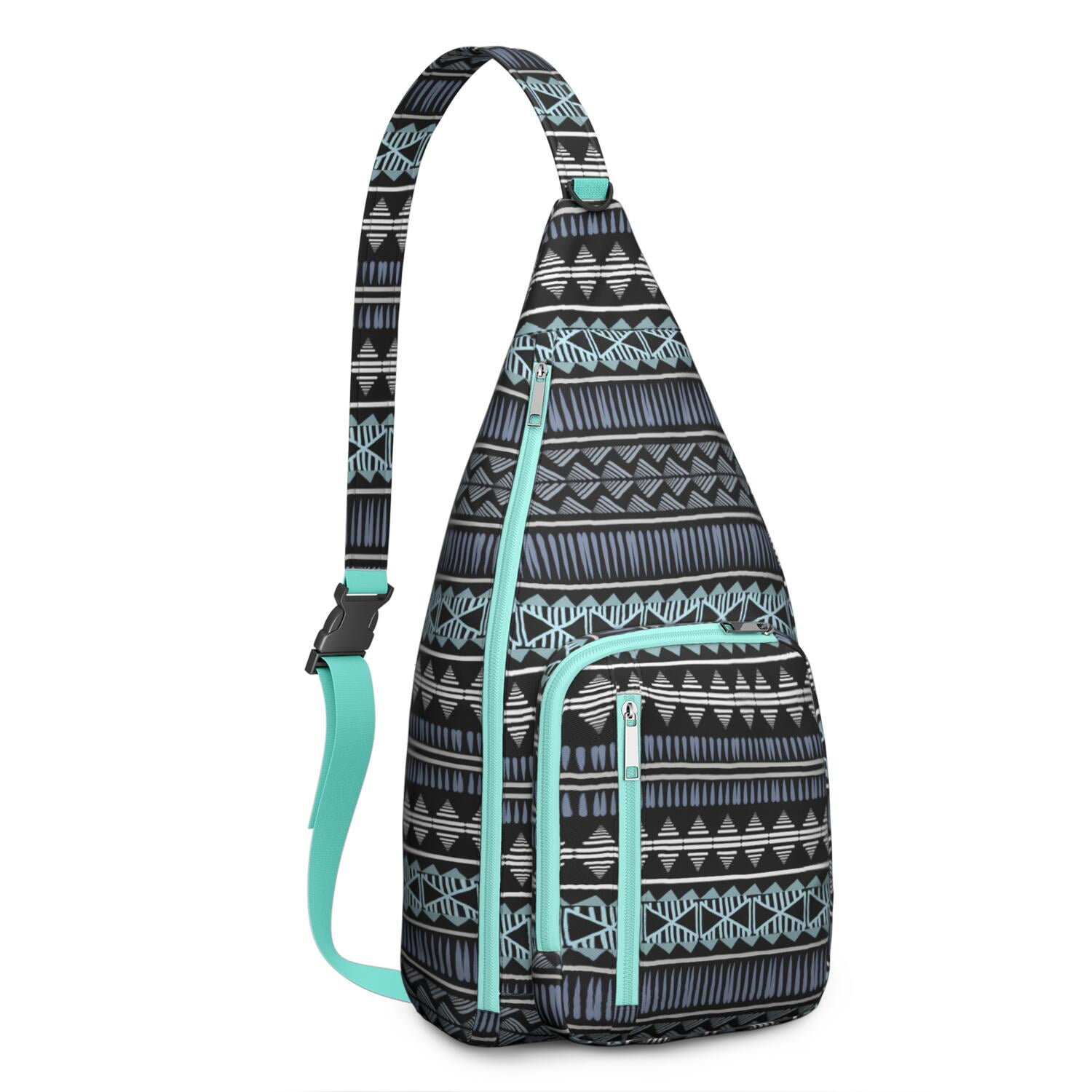 Bohemian Sling Backpack Sling Purse Vintage Ethnic Tribal Style Compact ...