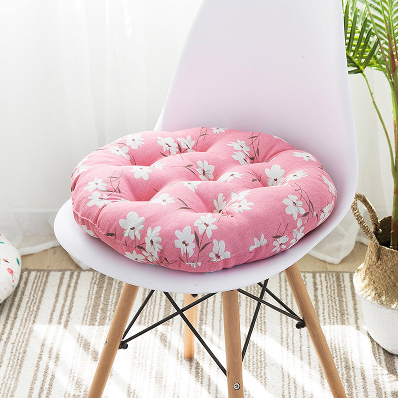 Bohemian Soft Round Chair Pad Garden Patio Home Kitchen Office Seat ...